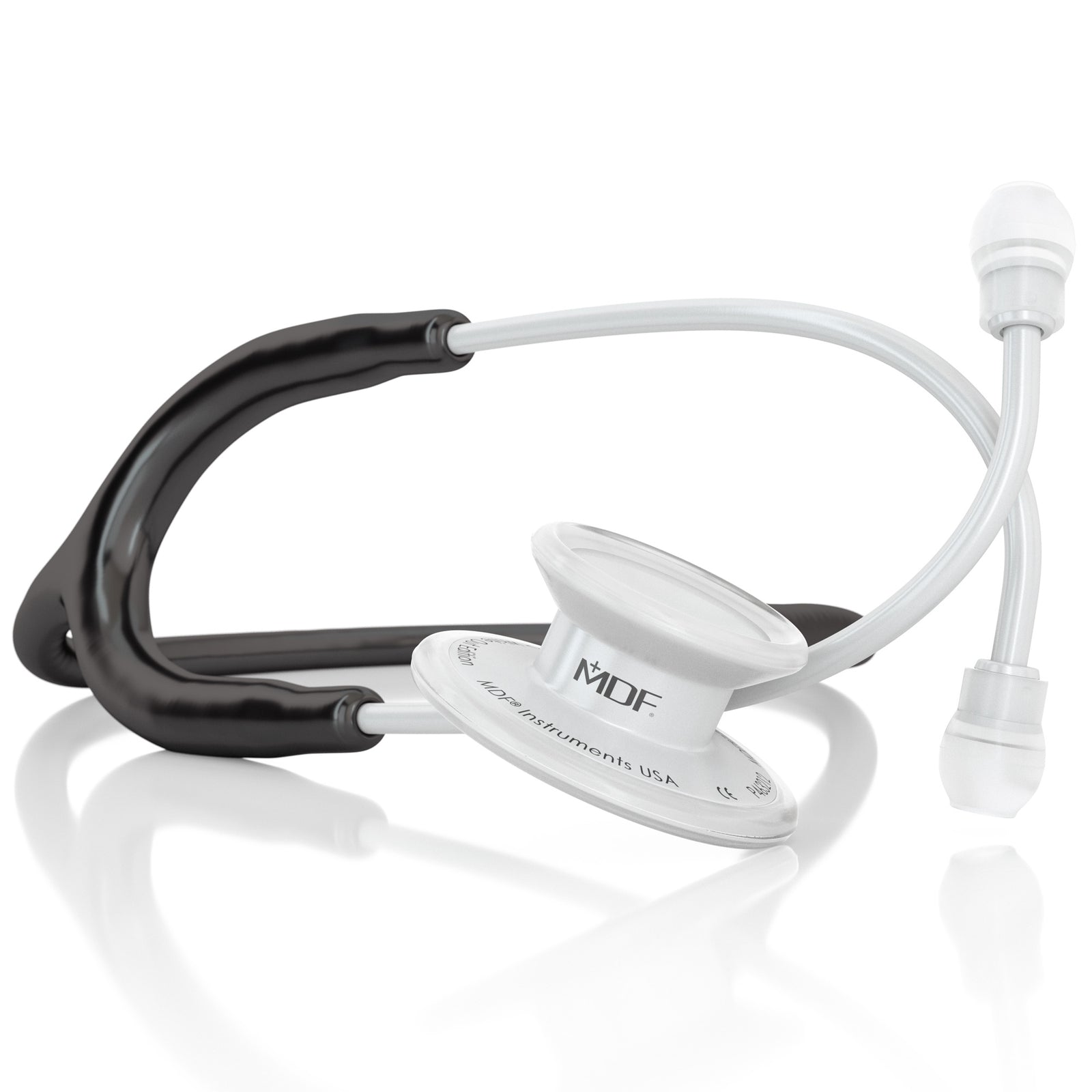 MDF Instruments® Stethoscope MD One® Stainless Steel Black and WhiteOut