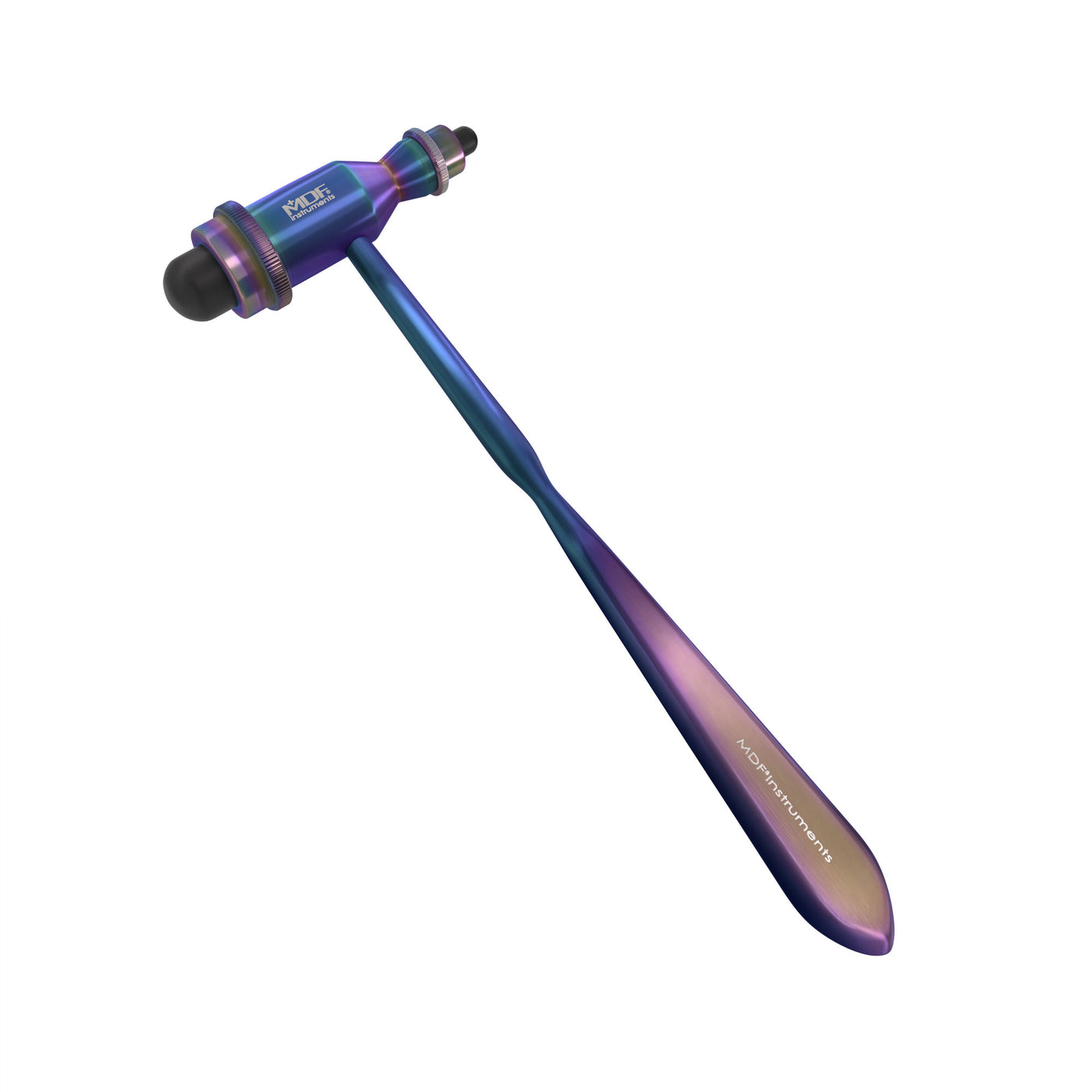MDF® Tromner Reflex Hammer with Pointed Tip - Kaleidoscope
