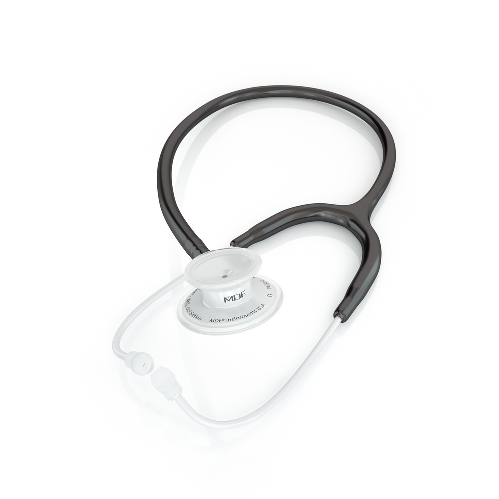MDF Instruments® Stethoscope MD One® Stainless Steel Black and WhiteOut