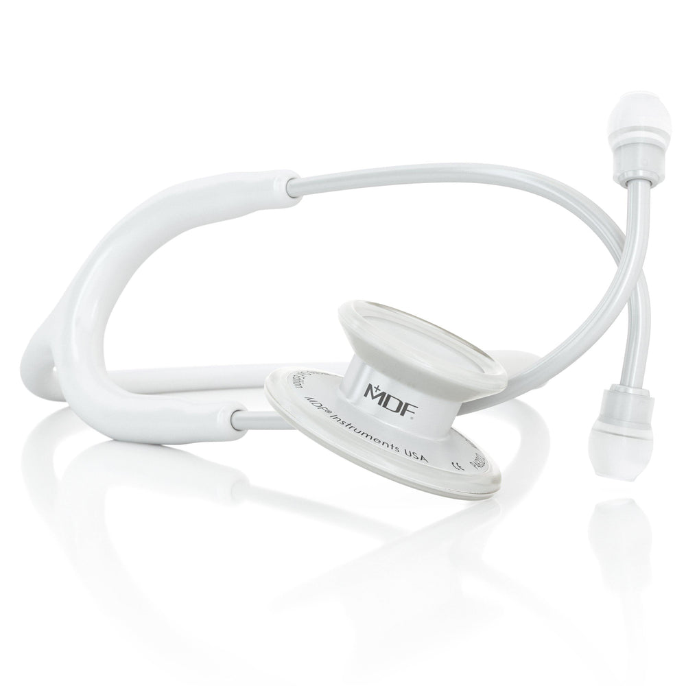 MDF Instruments® Stethoscope MD One® Stainless Steel WhiteOut All White ...
